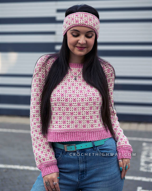 Tic Tac Toe Sweater – CrochetHighway